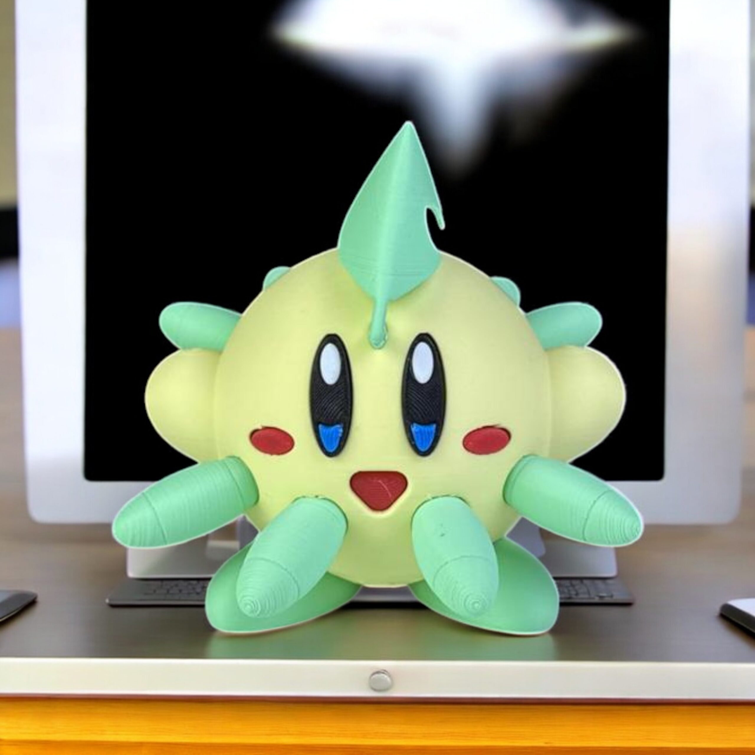 Bayleef Kirby 3D Printed Model – Kirby Game Collectible Figurine fan ...