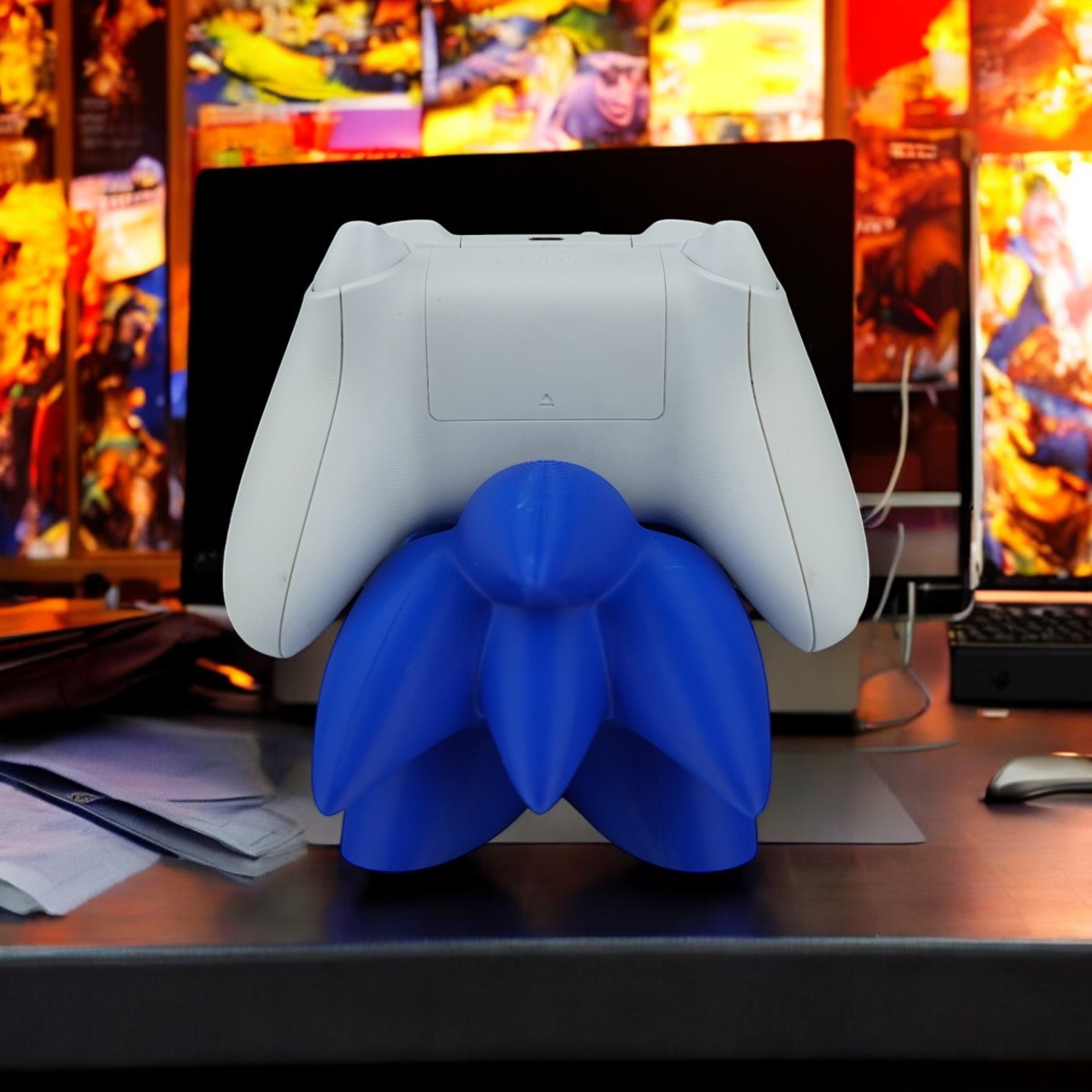 Sonic Controller Holder 3D Print – Sonic The Hedgehog Desk Stand - 3d ...